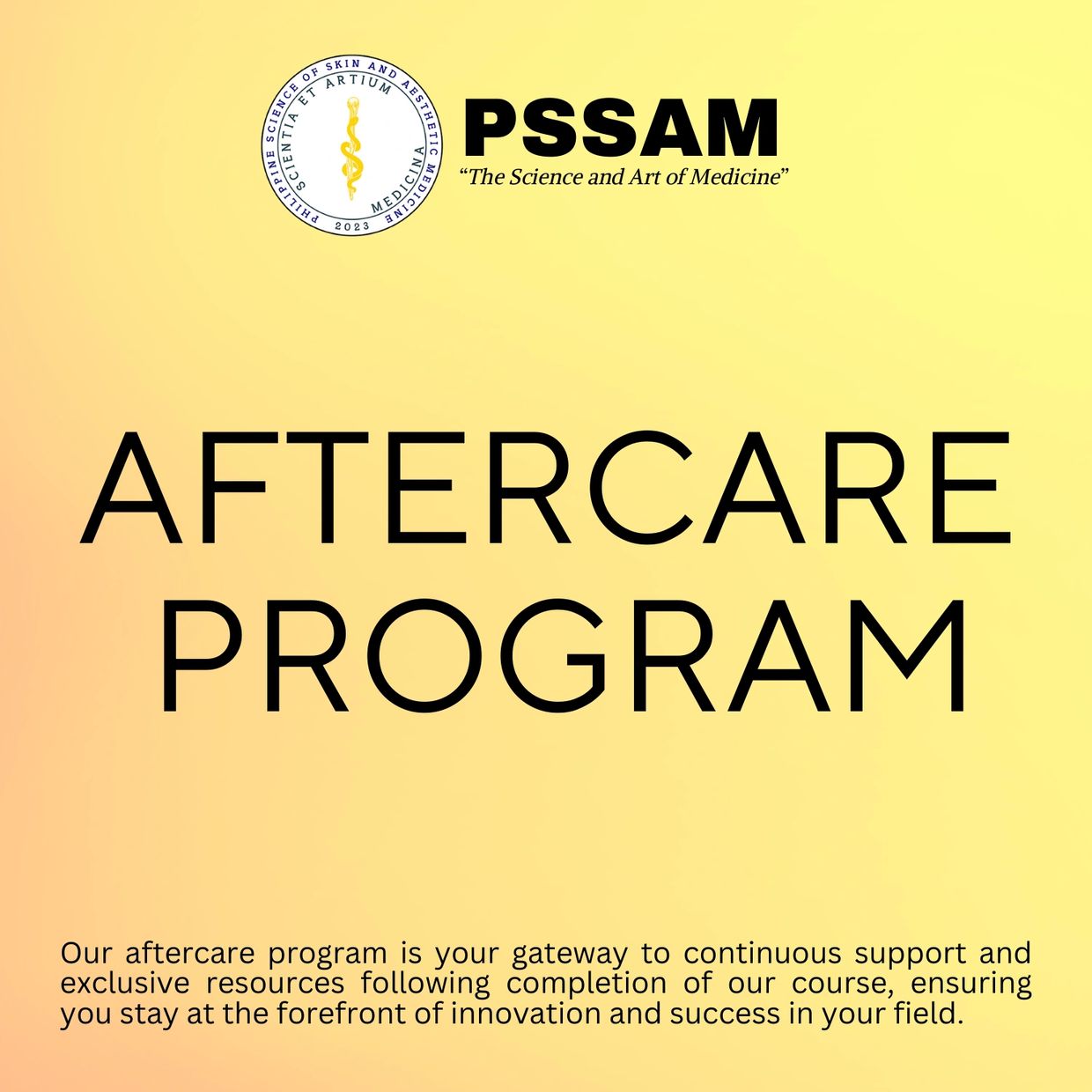 Free and Paid Training Opportunities at PSSAM